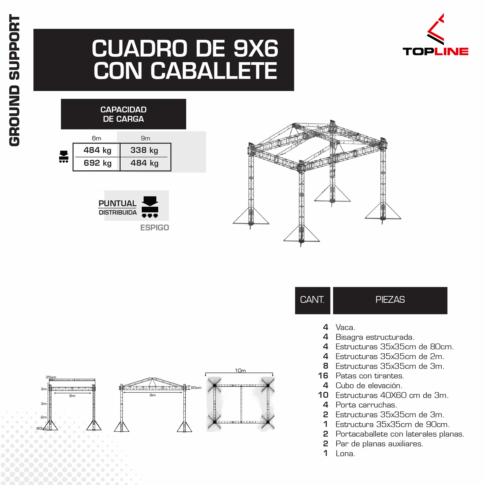 Acero - Ground support | Topline